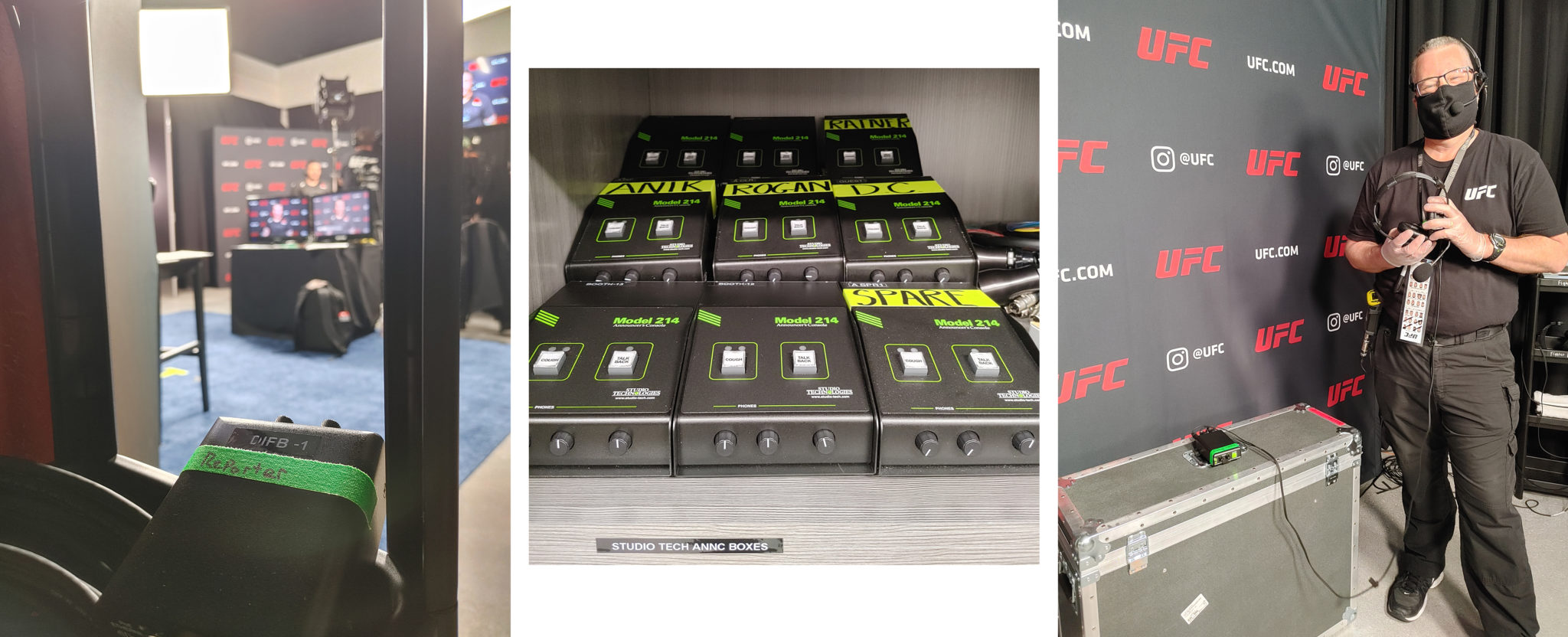 UFC Engineer Enhances Audio Workflow with Studio Technologies - Studio ...