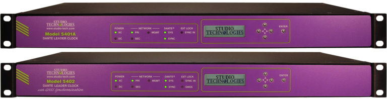 Supporting PTP v2 (AES67 and ST 2110) with the Model 5401A and the ...